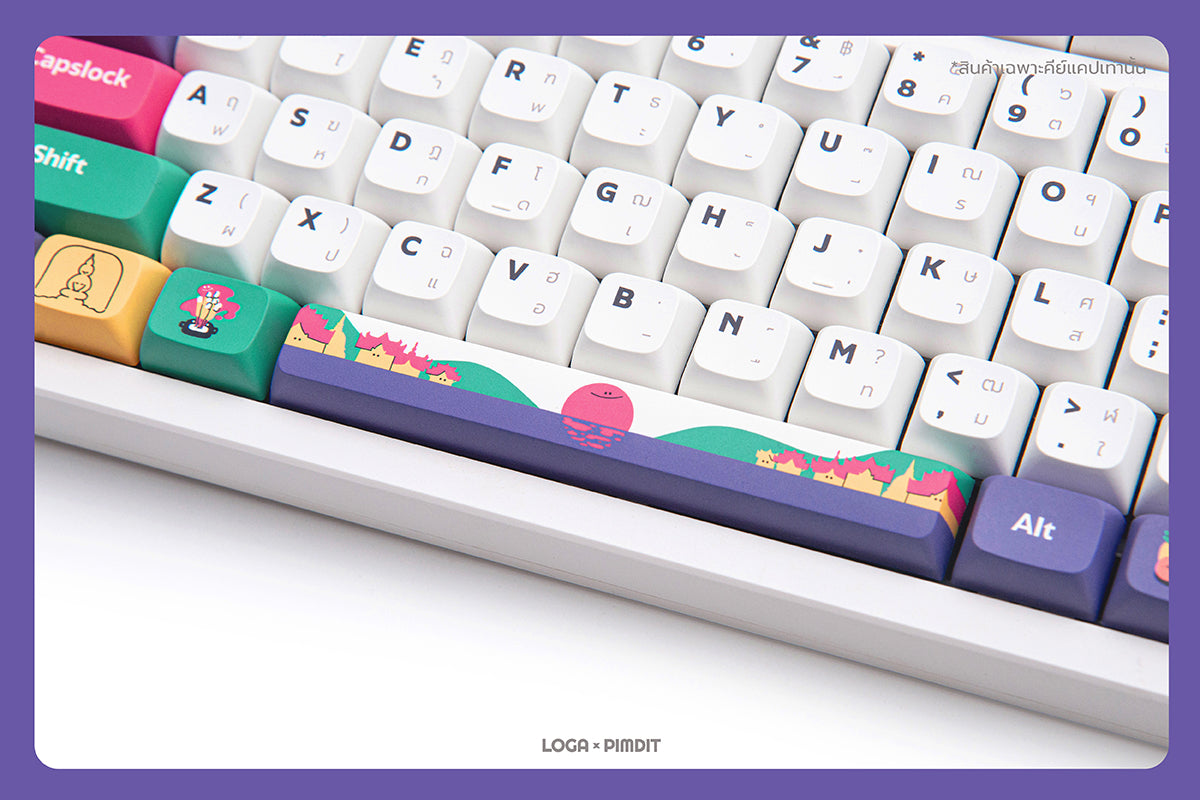 LOGA X PimDit: Thai Mutelu Keycap Set (XDA Profile) – LOGA Official store