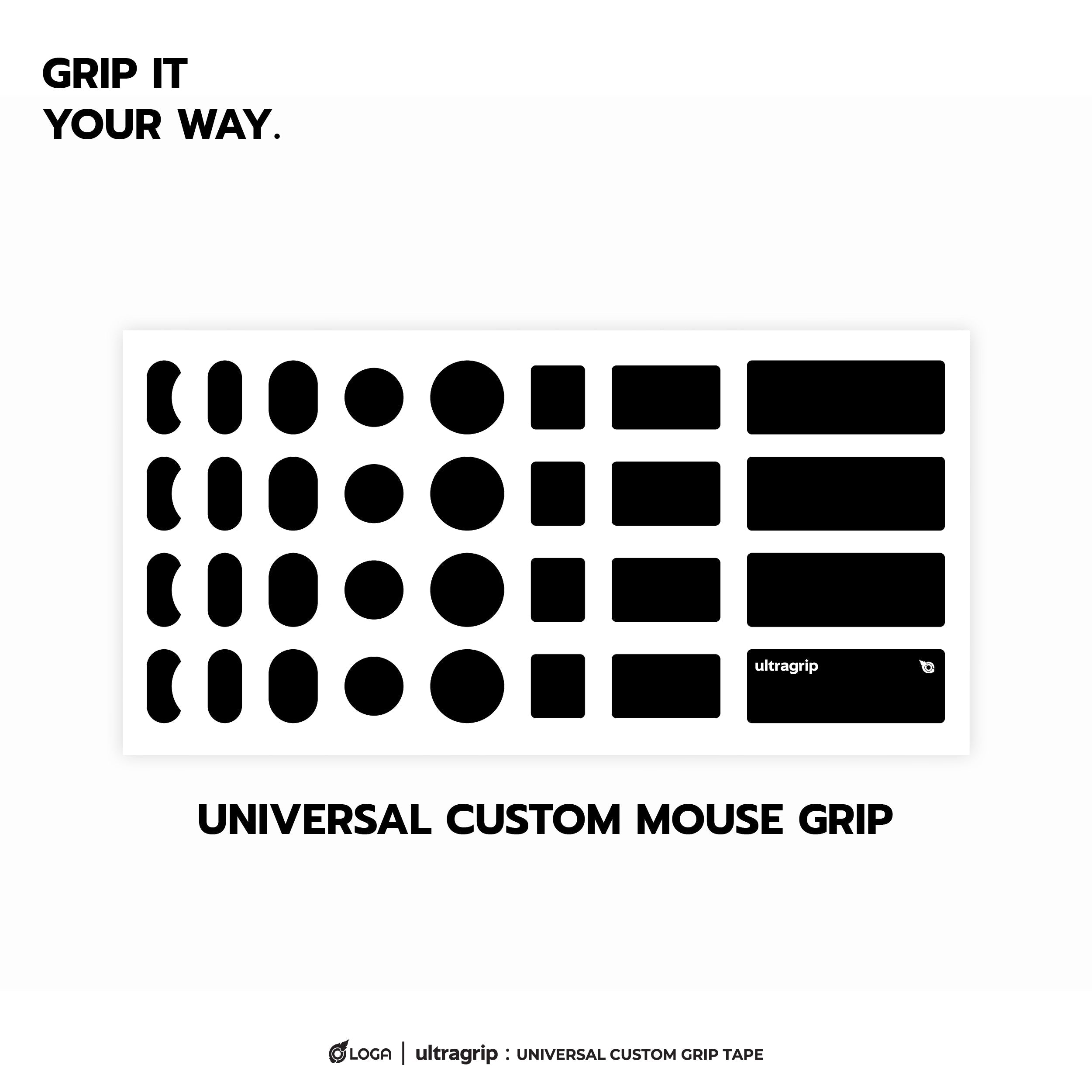 LOGA Ultragrip: Universal mouse grip tape – LOGA Official store