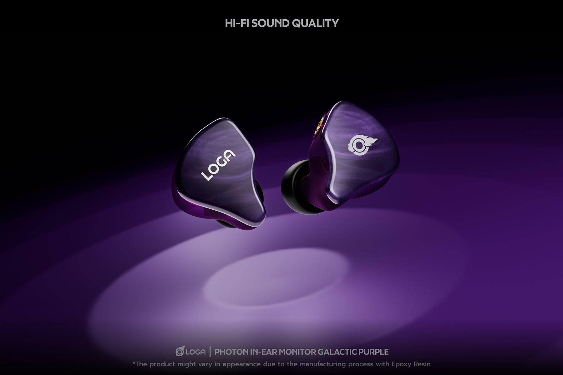 LOGA PHOTON : IN EAR MONITORS [ GALACTIC PURPLE ] – LOGA Official store